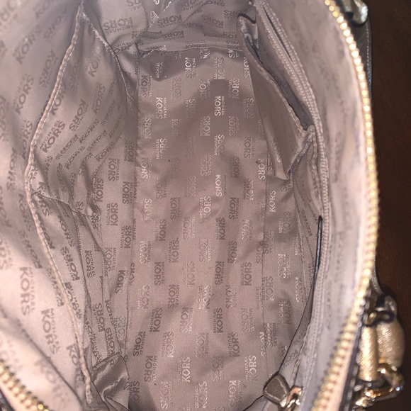Michael Kors | Bags | Michael Kors Gold Metallic Tote Handbag | Poshmark